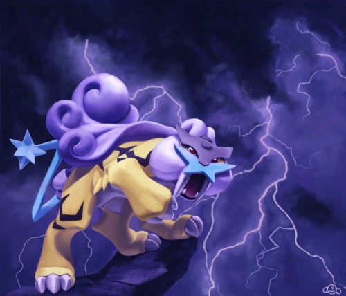 Purple Violet Fictional Character Computer Wallpaper - Pokemon Raikou ...