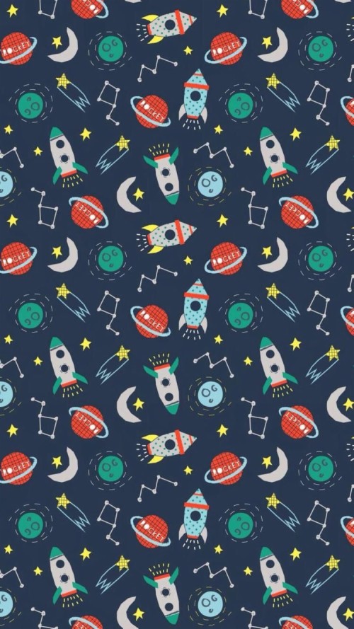 Coolest Wallpaper Ever - Cute Space Pattern Background (#1841166) - HD ...