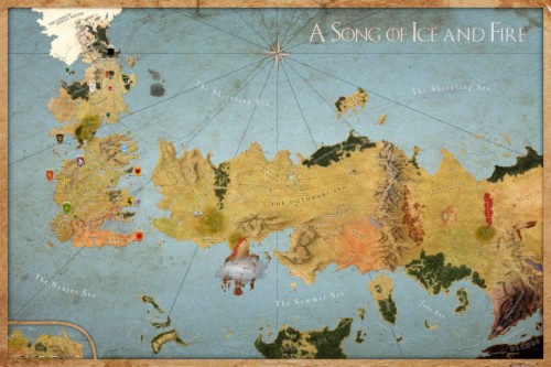 Map A Song Of Ice And Fire - Asoiaf Maps (#1846200) - HD Wallpaper ...