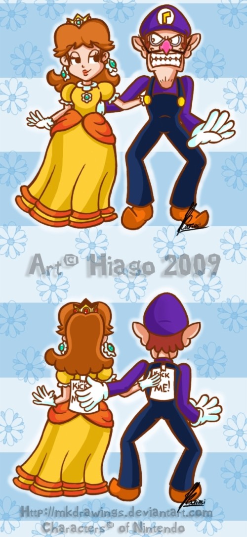 Daisy And Waluigi - Princess Daisy X Waluigi (#1849003) - HD Wallpaper ...