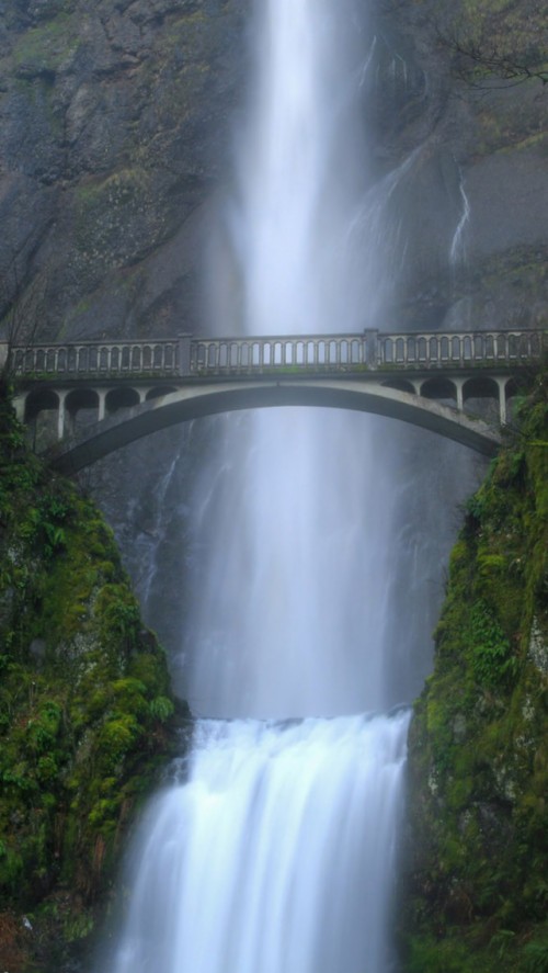 Waterfall - Multnomah Falls (#1895127) - HD Wallpaper & Backgrounds ...