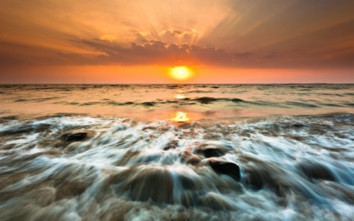 Ocean Sunset Wallpaper - Sunsets Backgrounds For Windows 10 (#1944978 ...