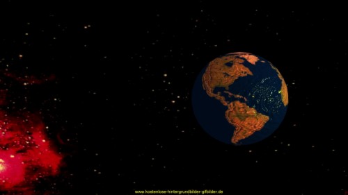 Earth Globe Spinning And Rotating In A 360° Loop Animation - Moving ...