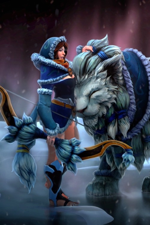 Wallpaper Mirana, Dota 2, Princess Of The Moon, Art - Hd Wallpaper ...