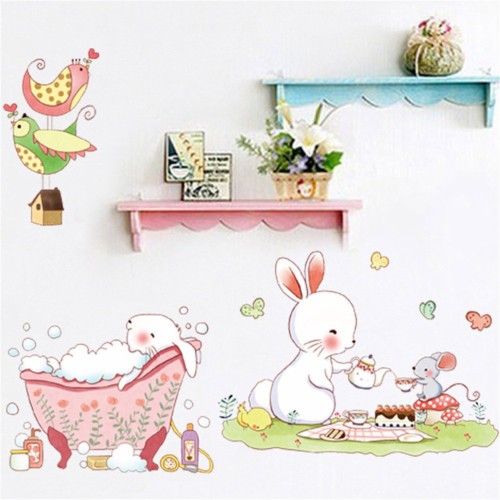 Peter Rabbit Wall Decals Bunny Decal Three Cartoons - Carrot (#2012077 ...