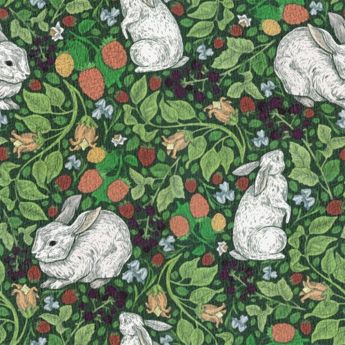 Vintage Bunny Garden - Vintage Rabbit (#2012139) - HD Wallpaper ...