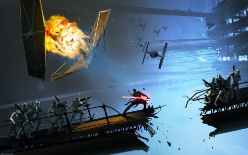 Star Wars Dual Monitor Wallpaper - 2 Screens Wallpaper Star Wars ...