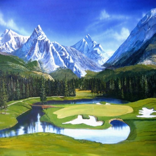 3d Golf Wallpaper - 3d Golf Course Wall Mural (#2090092) - HD Wallpaper ...