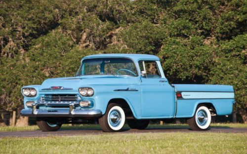 1958 Chevrolet Apache Fleetside Pickup (#2108587) - HD Wallpaper & Backgrounds Download