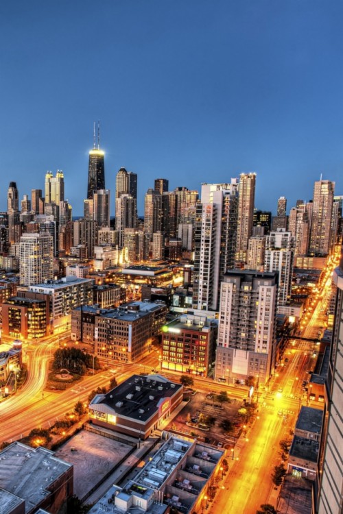 Chicago City Waterfall 8k - Chicago City (#2110602) - HD Wallpaper ...