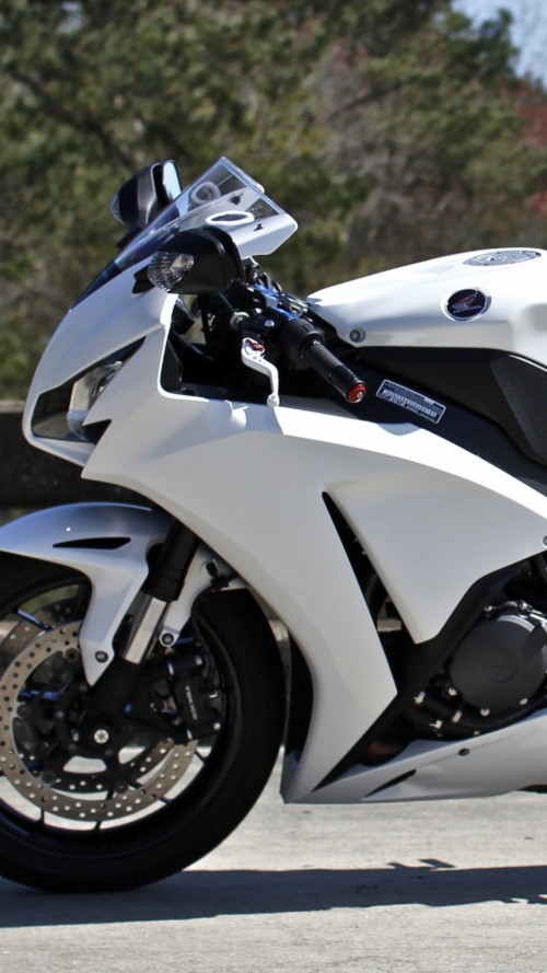 Wallpaper Honda, Cbr1000rr, White, Bike, Side View - Honda Cbr1000rr ...