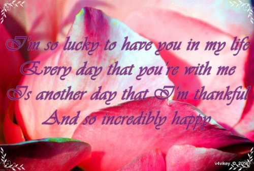 I Am So Lucky To Have You In My Life - Am So Lucky To Have You ...