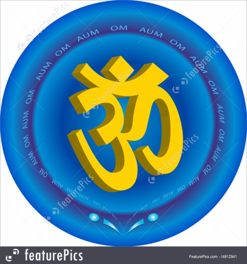 Aum The Holy Motif Vector Art - Graphic Design (#2157077) - HD ...