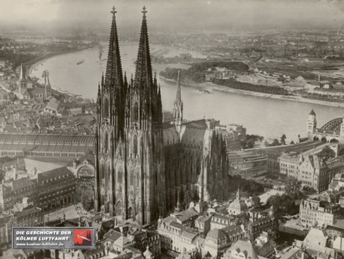 Wallpaper Luftbild Vom Alten Köln - Kölner Dom 1940 (#2167735) - HD ...