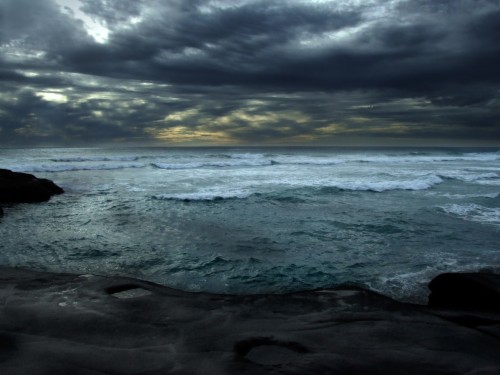 Dark Ocean Water Wallpaper - Cold Ocean At Night (#2185886) - HD ...