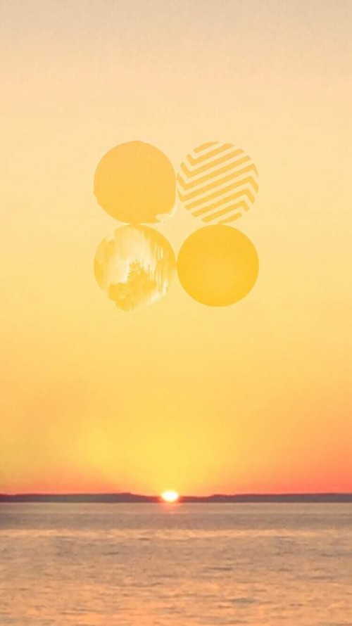 Bts Sunset Wallpapers - Yellow Bts Logo (#2194048) - HD Wallpaper ...