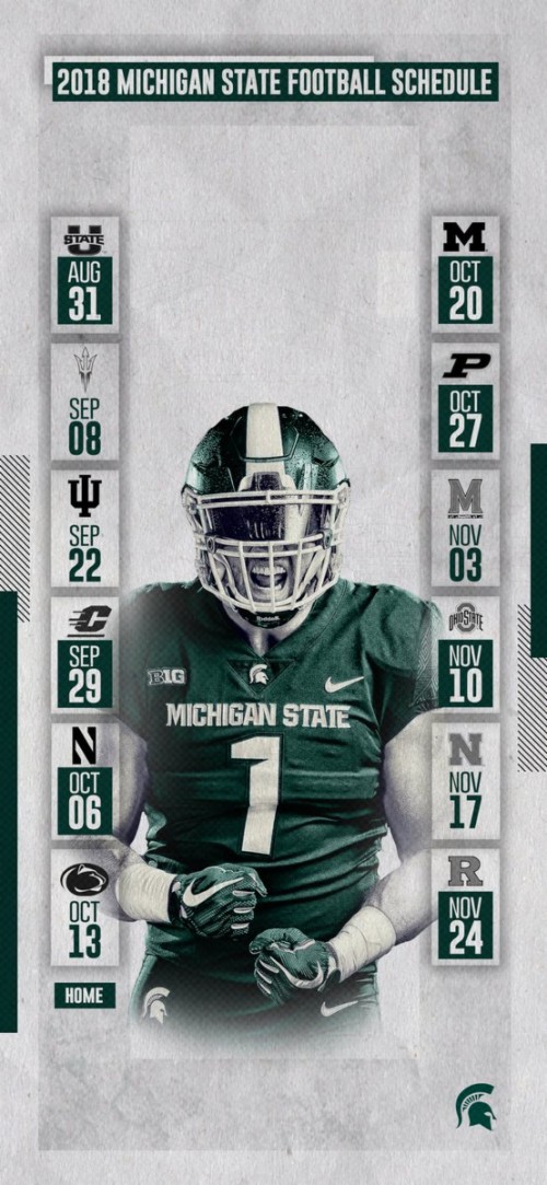 Michigan State Iphone Wallpaper - Michigan State Football Poster 2017 ...