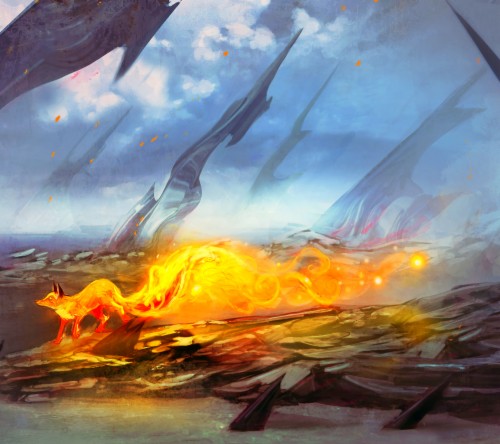 Fox Fantasy (#2282499) - HD Wallpaper & Backgrounds Download