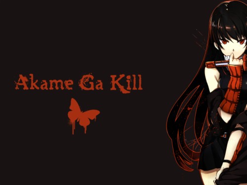 Photo Wallpaper Blood, Anime, Katana, Akame, Akame - Akame Ga Kill Png ...
