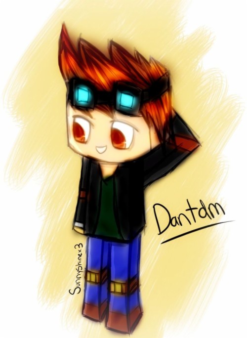 Minecraft Dantdm Drawings (#2366408) - HD Wallpaper & Backgrounds Download