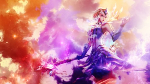Elementalist Lux Wallpaper 1080 (#2398191) - HD Wallpaper & Backgrounds ...