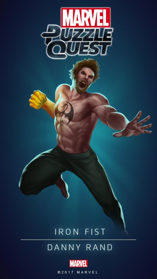Marvel Puzzle Quest Iron Fist Wallpaper-01 - Marvel Puzzle Quest ...