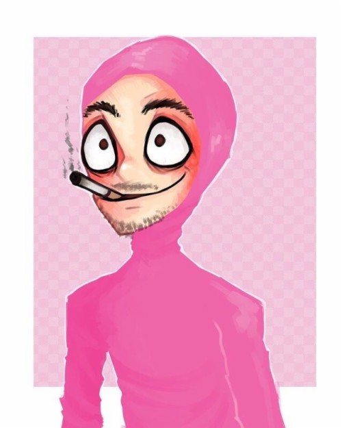 Pink Guy - Pink Guy Drawing (#257824) - HD Wallpaper & Backgrounds Download