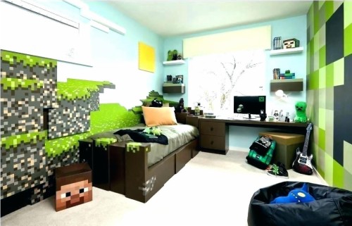 Minecraft Bedroom Ideas Boys (#2540835) - HD Wallpaper & Backgrounds ...