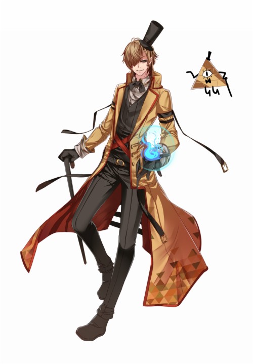 Bill Cipher - Bill Cipher Human Art (#260308) - HD Wallpaper ...