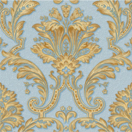 Damask Wallpaper Blue And Gold (#2615171) - HD Wallpaper & Backgrounds ...