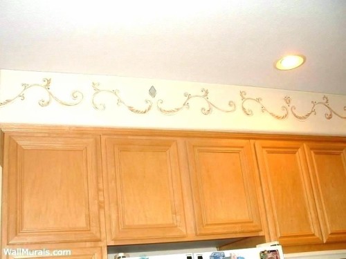 Kitchen Wall Border On Grape Vines Kitchen Wall Border - Kitchen Wall ...