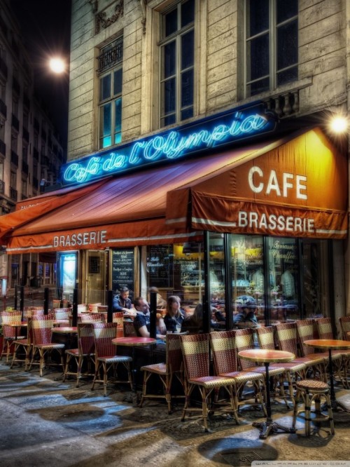 Paris Cafe (#2915438) - HD Wallpaper & Backgrounds Download