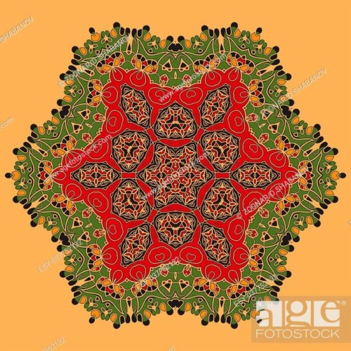Kain Mandala Persegi Motif Lingkaran Dekorasi Permadani - Mandala Scarf ...