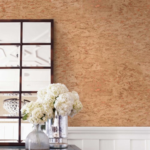 Pear Tree Cork Effect Copper Wallpaper - Cork Wallpaper Room (#2951221 ...