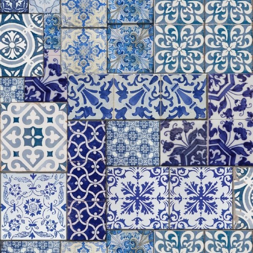 Blue Moroccan Tiles (#2951450) - HD Wallpaper & Backgrounds Download