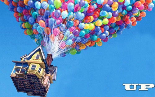 House With Balloons Up Pixar Cartoons Up Hd Wallpaper, - Up Wallpaper ...
