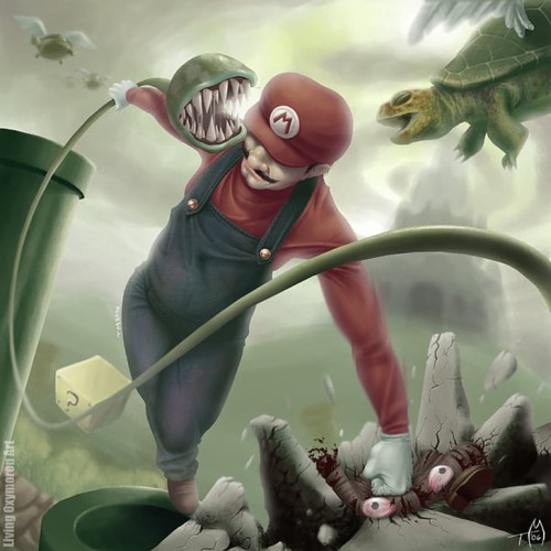 Super Mario Digital Game Wallpaper, Super Mario Bros - Realistic Mario ...