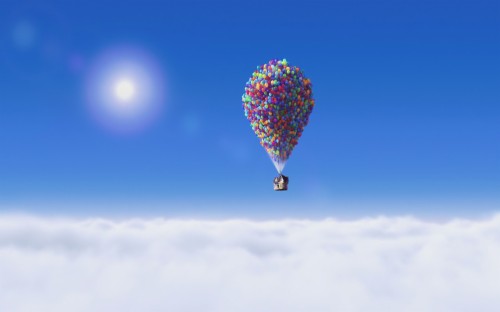 House With Balloons Up Pixar Cartoons Up Hd Wallpaper, - Up Wallpaper ...