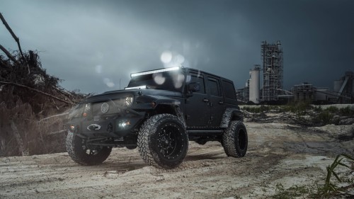 Hd Wallpaper Of The Rugged Jeep Wrangler Overlooking - Jeep Wrangler ...