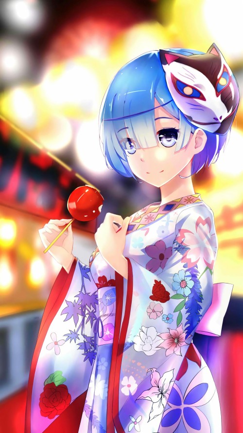 Fan Anime Live Wallpaper Of Rem - Re Zero Gif Rem (#2863736) - HD ...