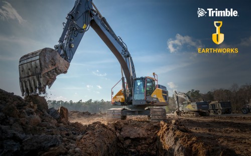 Trimble Earthworks Excavator (#2990677) - HD Wallpaper & Backgrounds ...