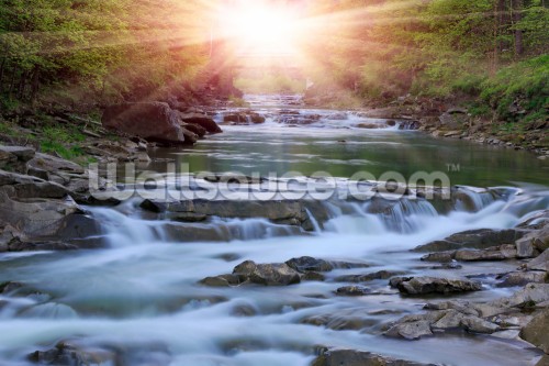 Fresh Mountain River Wallpaper Mural - Peace Like A River (#2991958 ...