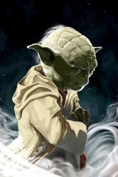 Star Wars Yoda Art (#2992437) - HD Wallpaper & Backgrounds Download