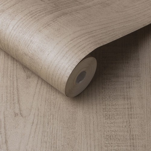 Wood Grain Wallpaper In Dark Cognac By Julian Scott - Dark Wood Grain ...
