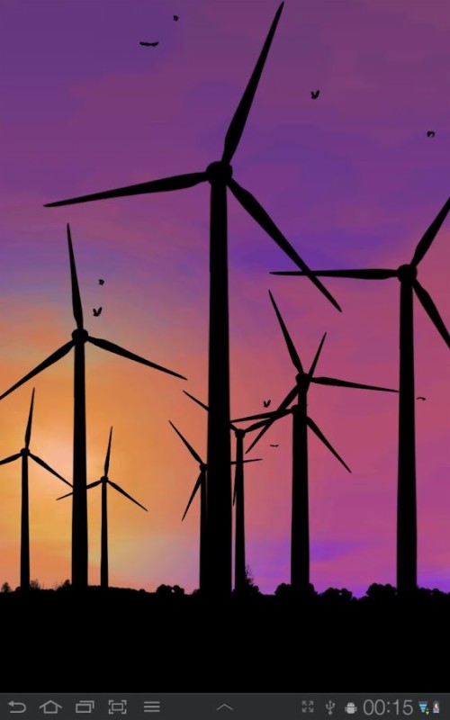 Live Wallpapers Windmill - Wind Energy (#3037448) - HD Wallpaper ...