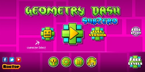 Geometry Dash Sub Zero (#3059591) - HD Wallpaper & Backgrounds Download