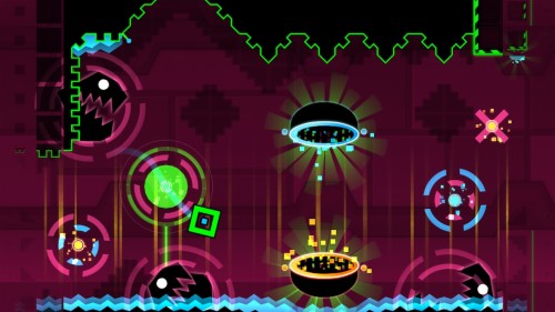 Geometry Dash Level Demon (#3059696) - HD Wallpaper & Backgrounds Download