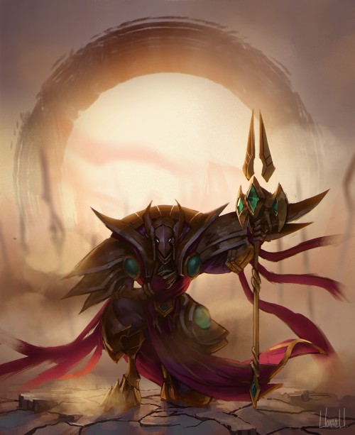 Azir By Hozure Hd Wallpaper Artwork Fan Art League - Azir Fan Art ...