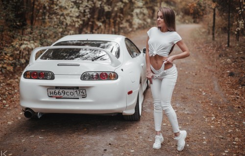 Toyota Supra Mk4 White (#2575089) - HD Wallpaper & Backgrounds Download