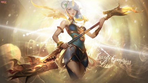 775059 - Elementalist Lux Splash Art (#3286580) - HD Wallpaper ...